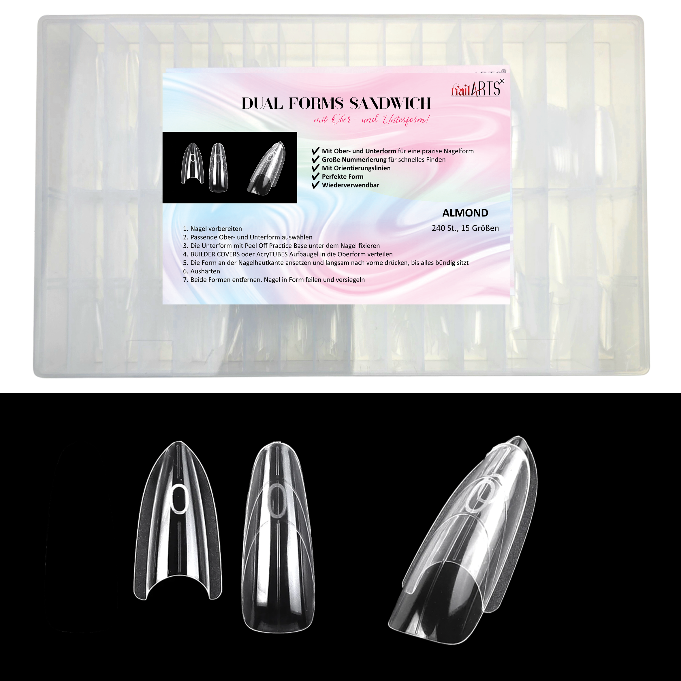 Dual Forms Sandwich - Almond 240 – nailARTS Shop